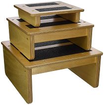 Nesting Stools | Physical Therapy Equipment | Wooden Step Stools | Step ...