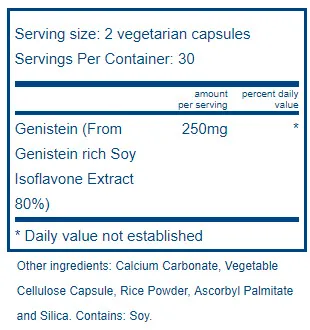 Genistein Vitamin Supplement for Immune and Bone Marrow Health