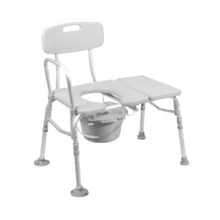 Shower Commode Transfer Bench by Rhythm Healthcare
