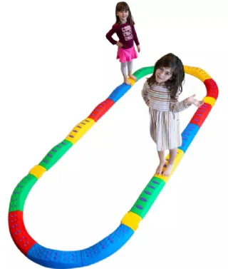 Bintiva Sensory Balance Beam with Wavy Design and Customizable ...