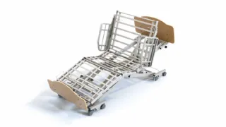 Invacare Hospital Bed Fully Adjustable with Backlit Handheld Control ...