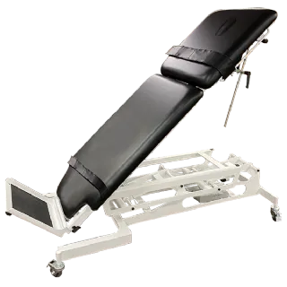Physical Therapy Reclining Elevating Tilt Table with Adjustable Height ...