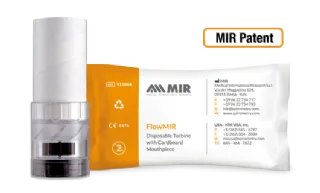 FlowMir Disposable Turbines for MIR Spirometers
