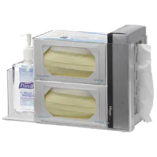 Omnimed PPE Station, Wall Mounted, Durable Acrylic | Holds Masks ...