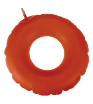 Red Rubber Inflatable Invalid Donut Ring Cushion