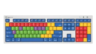 Kids Learning Keyboard for Mac - ALBA Slimline by Logickeyboard