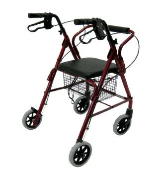 Lightweight Height Adjustable Narrow Rollator with Basket by Karman ...