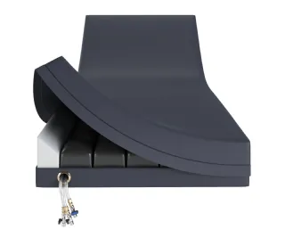 United Safety Pressure Redistribution Mattress with Raised Perimeter