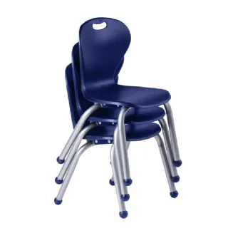 Stacking Plastic School Chairs, Set of 4, Available in Multiple Seat ...