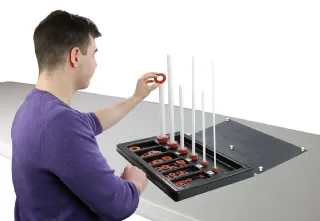 Ring Tree for Hand Therapy and Range of Motion Exercises