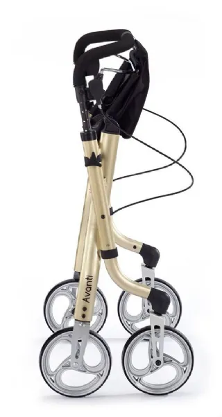 Lightweight Rolling Walker with Adjustable Height and 300 lbs. Capacity ...