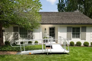 Aluminum Ramp System for Accessible Home Entry by Rampit USA - 48 Inch ...