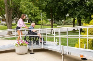 Aluminum Ramp System for Safe Home Access by Rampit USA - 36 Inch Wide ...
