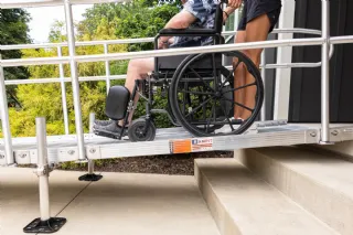 Aluminum Ramp System for Safe Home Access by Rampit USA - 36 Inch Wide ...