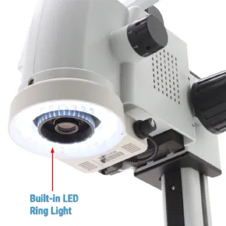 Digital Microscope with Monitor, LED Lights, 1080p 60FPS Imaging - Aven ...