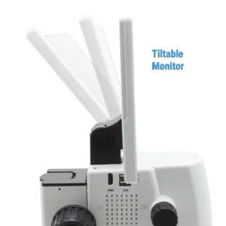 Digital Microscope with Monitor, LED Lights, 1080p 60FPS Imaging - Aven ...