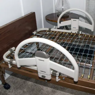 Hospital Bed Support Handles - EZ Click Safety Bed Rails by Stander