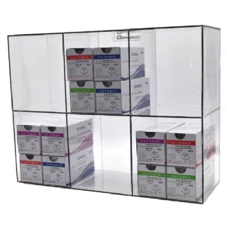 Omnimed Suture Rack, Wall Mounted, Acrylic