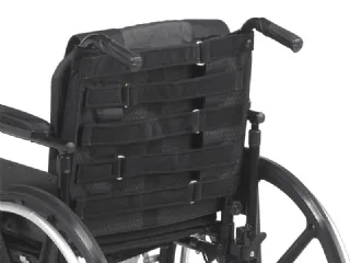 Wheelchair Adjustable Tension Back Support with High-Density Foam and ...