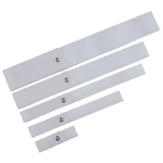 Dacron Backed Strap with Eyelet - Three Widths & Two Colors