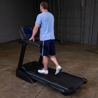 Body-Solid Folding Treadmill, 1-10 mph Speeds, Up to 12% Incline, Built ...