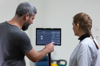 Physical Therapy Balance Board with Wearable Sensors and App ...