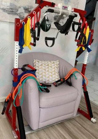 Deluxe Portable Gym for Chair Exercises and Bed Exercises by Workout ...