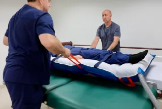 Inflatable Patient Transfer Device - Disposable Air Mattress with ...