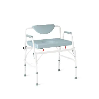 Bariatric Drop-Arm Commode by Medline - FREE Shipping