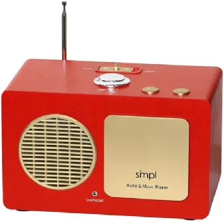 SiMPL Dual Function Radio and Music Player with Large Buttons for Elderly