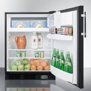 Mini Fridge with Freezer and Temperature Monitor Display - ADA ...