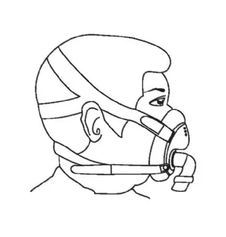 Disposable Non-Invasive Ventilation Mask with Headgear