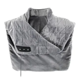 Osaki Shoulder and Back Heating Shawl with Vibration Modes - Plush ...