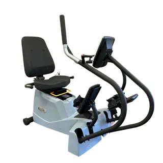 Recumbent Stepper Machine and Linear Cross Trainer with Fixed Wide Seat ...