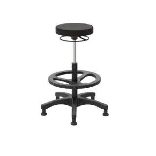 Acumen Polyurethane Stools with Adjustable Height and 300 lbs. Capacity
