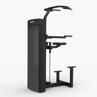 Assisted Pull Up Machine and Dip Station with Kneel Platform by Spirit ...