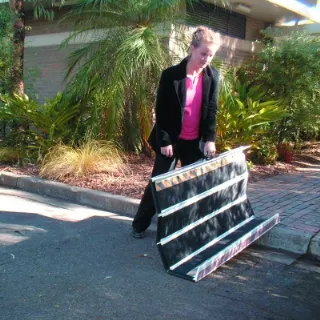 Portable Folding Wheelchair Ramp by DECPAC