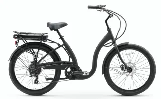 sixthreezero 500W Black Simple Step-Thru Electric Bike for Adults