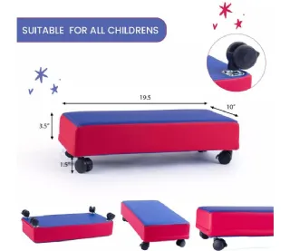 Bintiva Scooter Board for Kids, Made from Foam, Soft Play Equipment