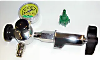 E Size Oxygen Cylinder Kits on Cart by Mada Medical