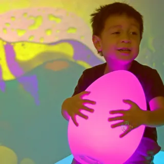 Sensory Mood Shapes with Changing Colors for Stimulation