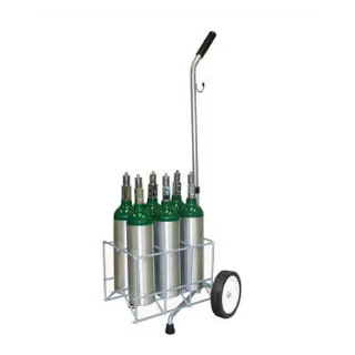Standard Oxygen Cylinder Carts by Responsive Respiratory