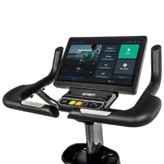 Upright Exercise Bike with Large Touchscreen Display and 40 Resistance ...