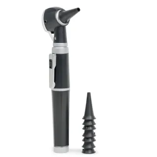 LED Otoscope with LCD Screen and Fiber Optic Illumination