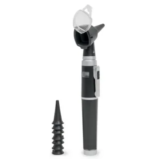 LED Otoscope with LCD Screen and Fiber Optic Illumination