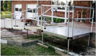 Aluminum Ramp by Roll-A-Ramp - Modular Wheelchair Ramp with Handrails ...