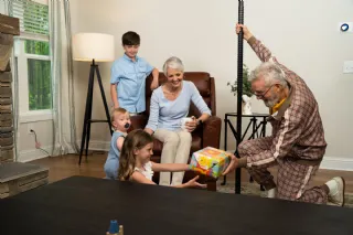 SafetyGrip Floor to Ceiling Stability Pole - The Go-Anywhere Grab Bar ...