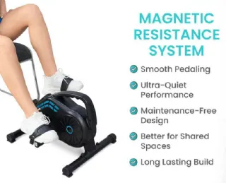 Portable Smart Magnetic Pedal Exerciser from Vive Health