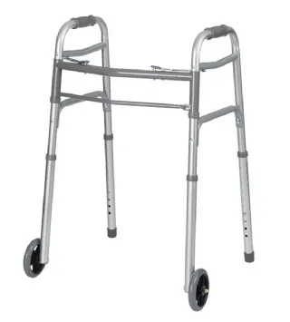 Folding Walker with Adjustable Height and 300 lbs. Capacity (Standard ...