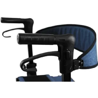 Tall Rollator Walker with Seat and 300 Lbs Capacity by KMINA